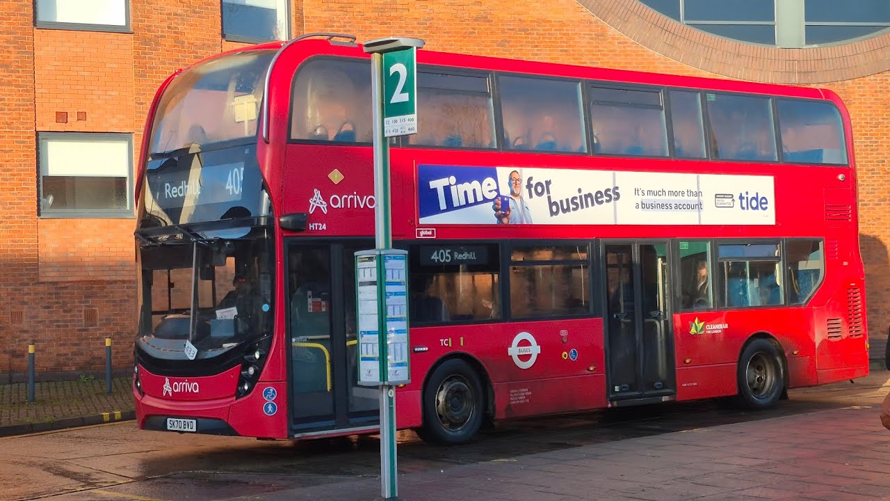 Ride on Arriva London ADL Enviro400H MMC | HT24 *SK70 BVD* | Route 405 ...