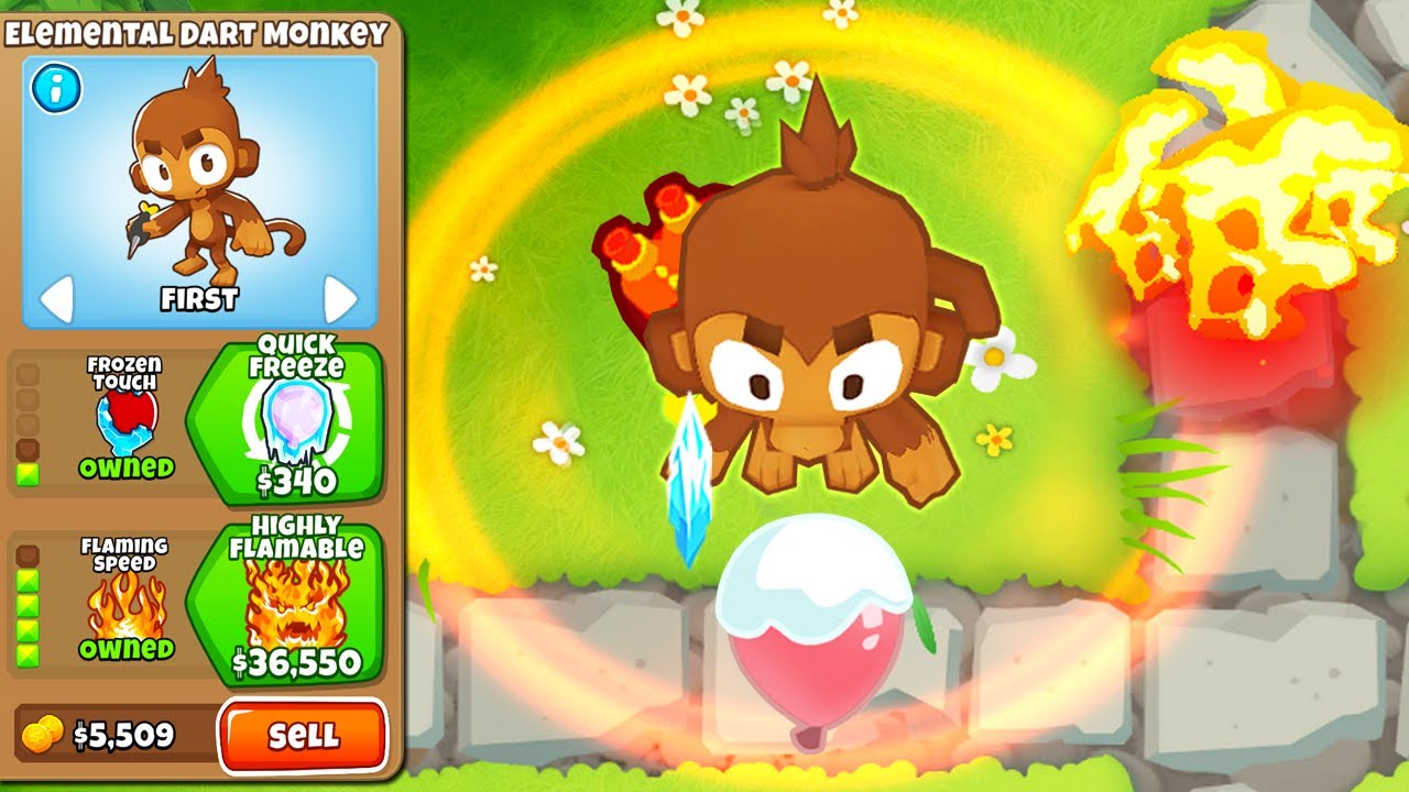 FIRE VS ICE Monkey in BTD 6! - YouTube