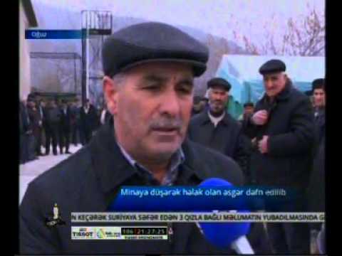 Minaya düşərək həlak olan əsgər dəfn edilib