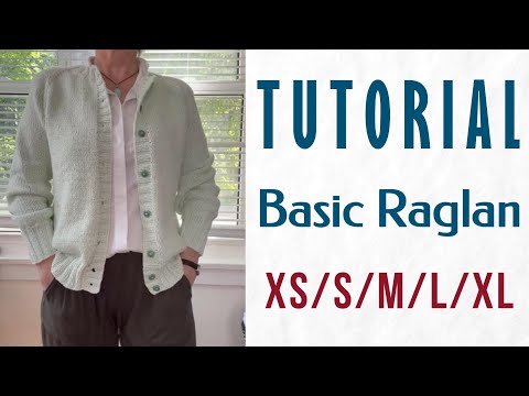 BEGINNER CARDIGAN TUTORIAL with simple, easy Bobby Pin Short Row