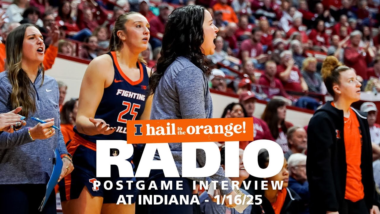 Illini WBB | HC Shauna Green & Berry Wallace Postgame Radio at Indiana ...