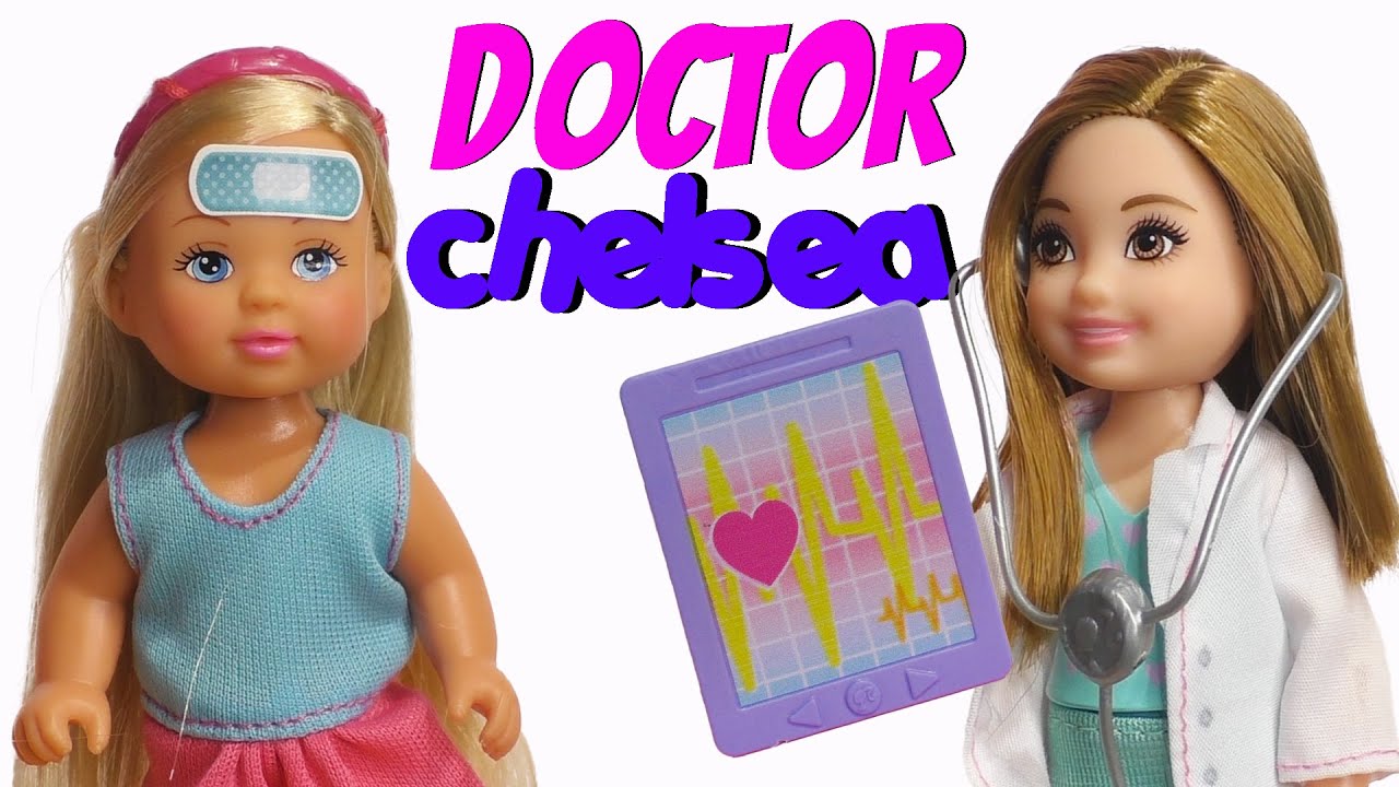 Barbie House Hospital - Doctor CHELSEA Doll Will Fix Your BUMPS BASHES ...
