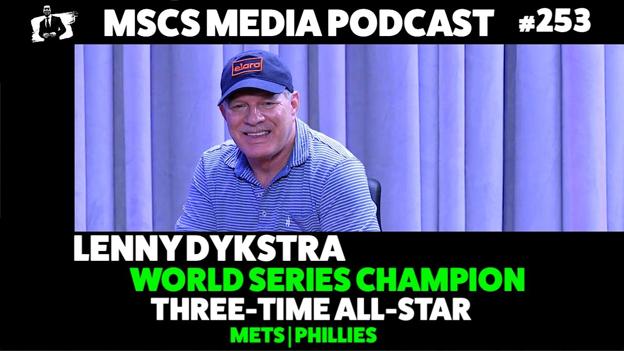 Lenny Dykstra - World Series Champ | All Star | Phillies , Mets Mscs ...