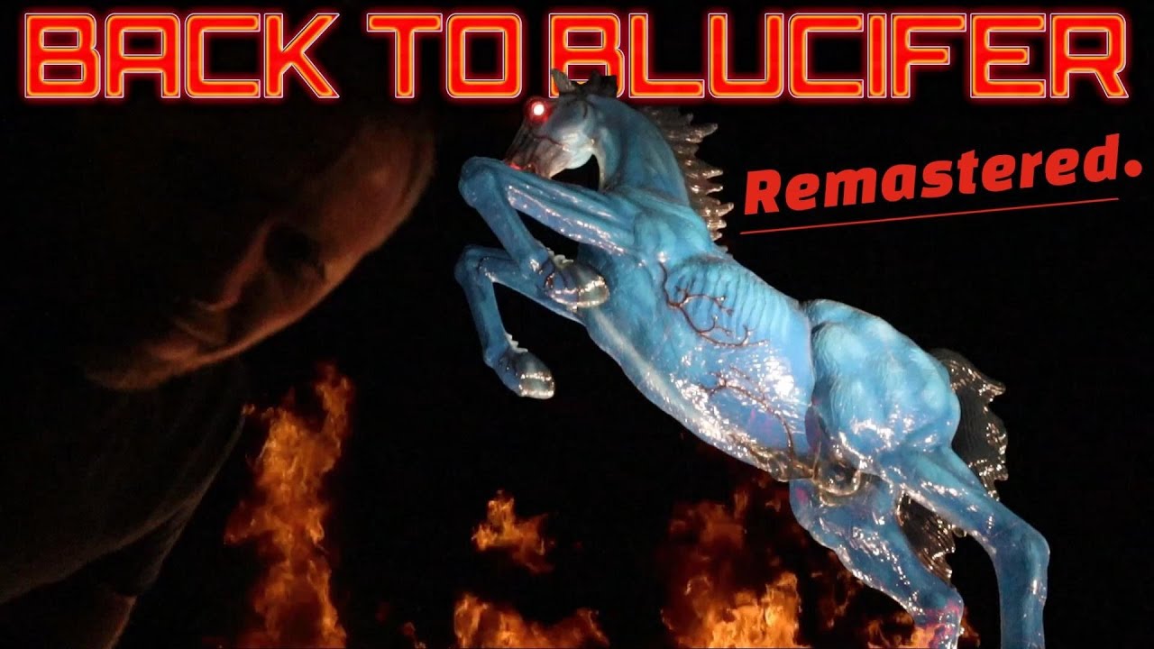 I got up close and personal with Blucifer at DIA - YouTube