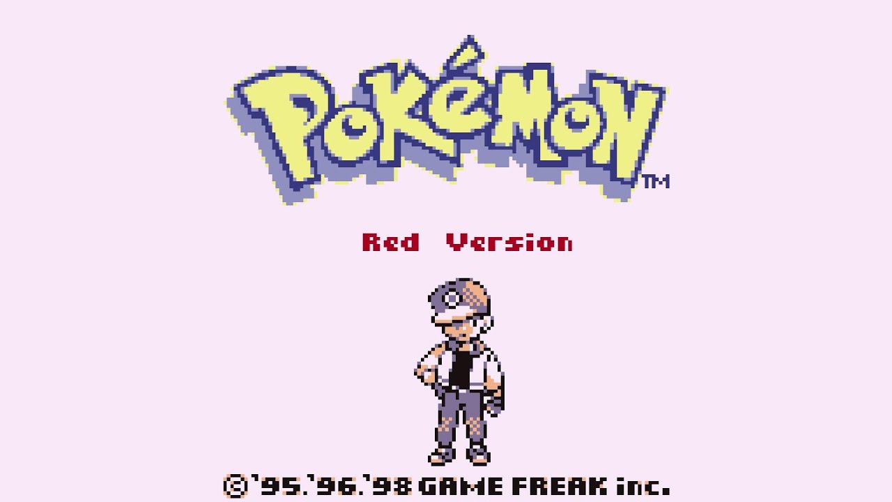 Title Screen - Pokémon Red & Blue - YouTube