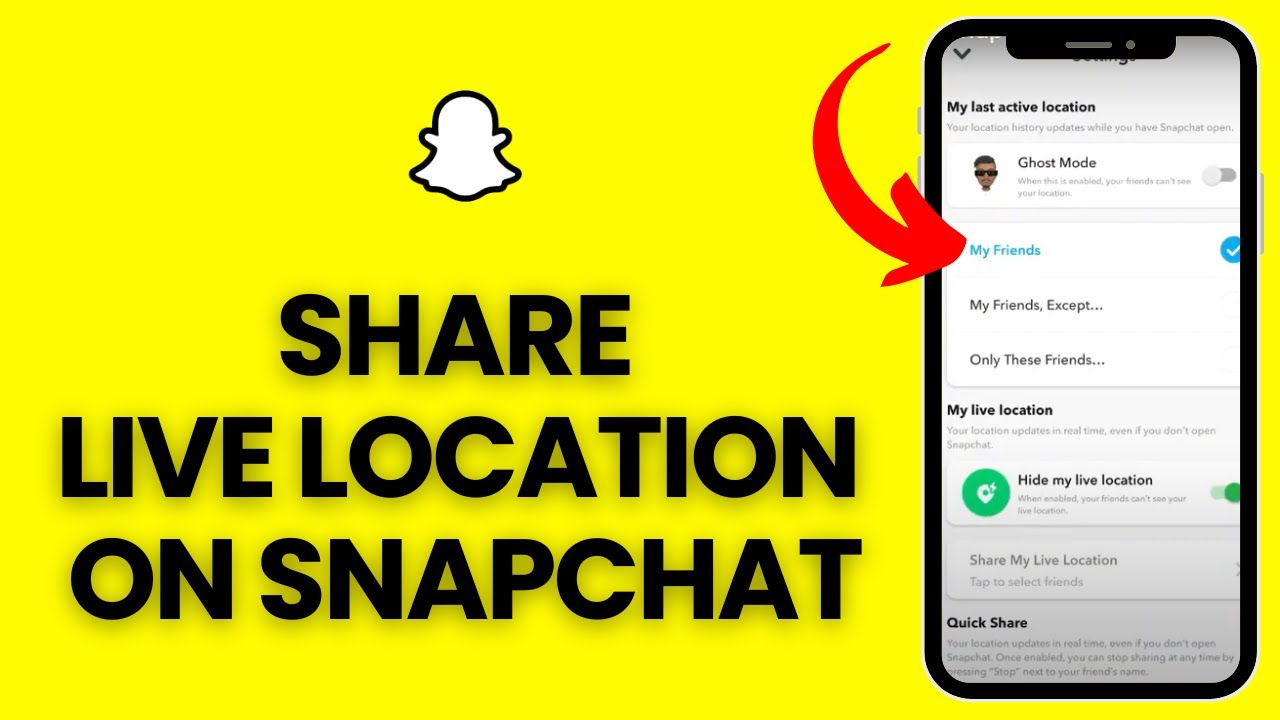 How to Share Your Live Location on Snapchat 2024? - YouTube
