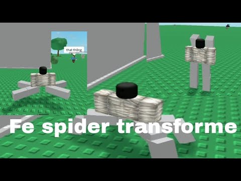 Roblox Fe Script Showcase | Fe spider transforme / sushi x | Fluxus and Hydrogen - YouTube