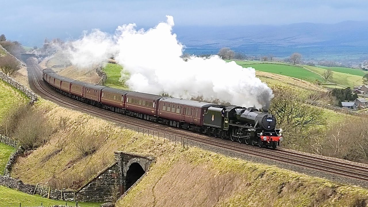 44871 on The Winter Cumbrian Mountain Express - 17/2/24 - YouTube