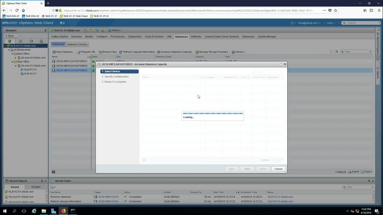 Managing VMFS Datastores Step by Step - YouTube