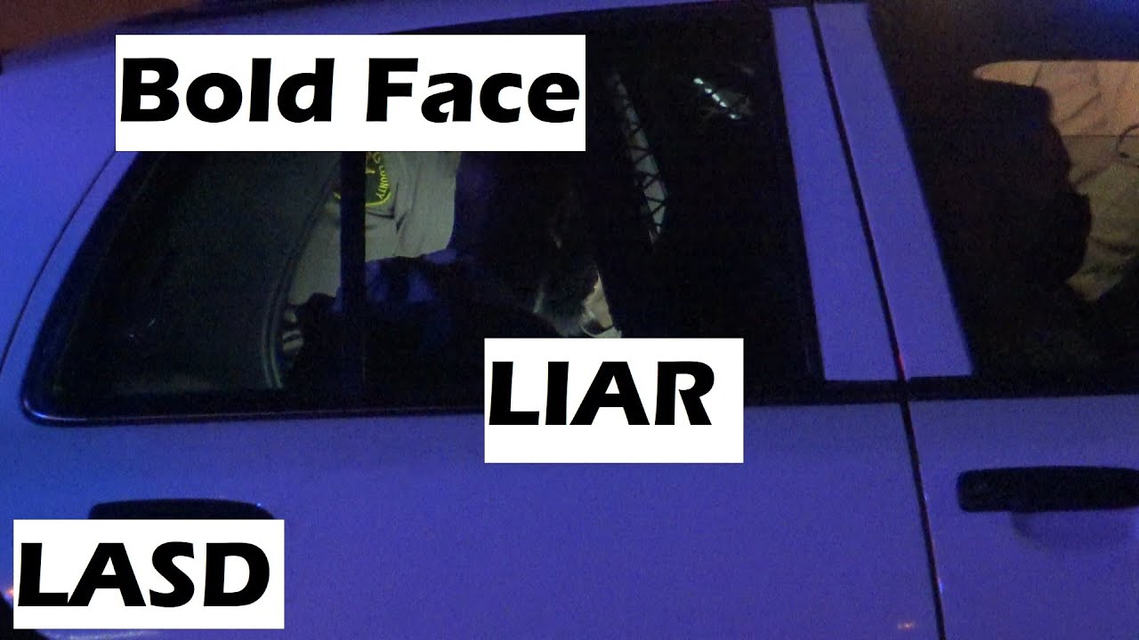 BOLD FACE LIE - YouTube