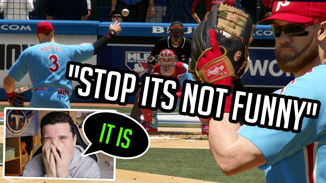 I put Bryce Harper at pitcher against a Nationals Fan! MLB The Show 19 ...