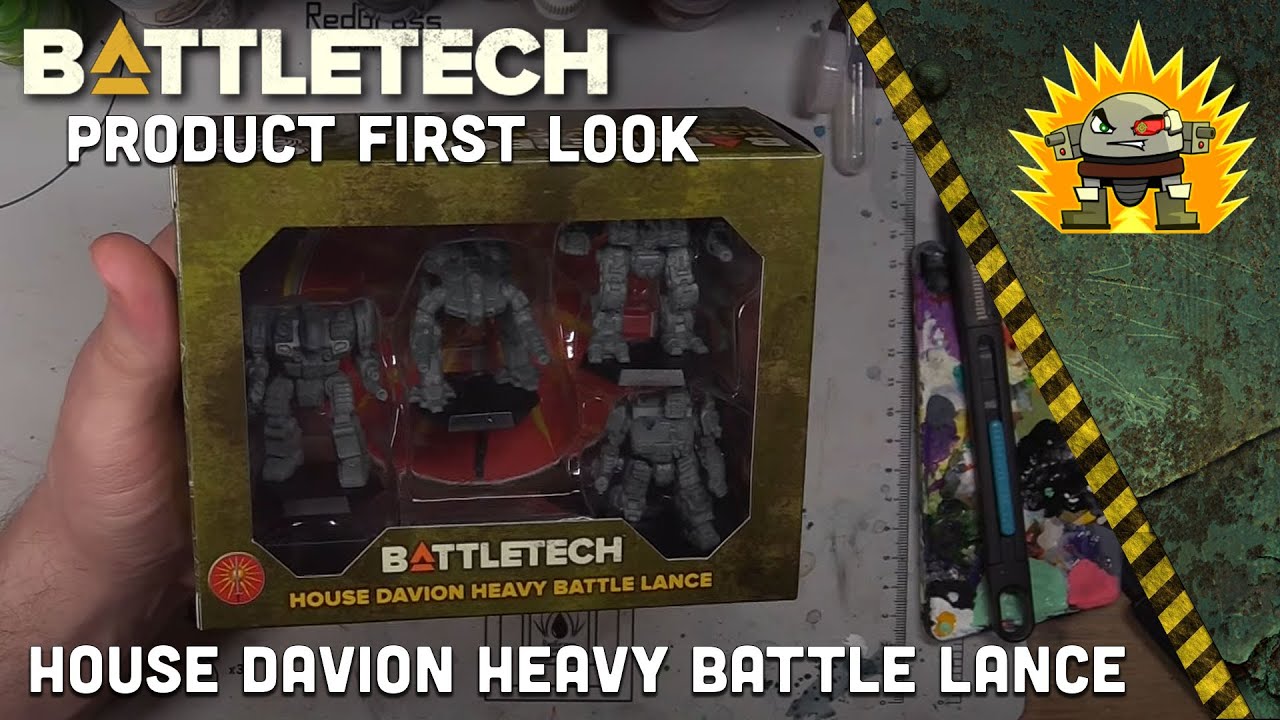 Battletech: House Davion Heavy Battle Lance - First Look - YouTube