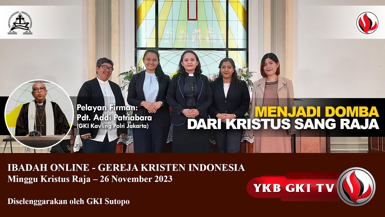 𝐌𝐄𝐍𝐉𝐀𝐃𝐈 𝐃𝐎𝐌𝐁𝐀 𝐃𝐀𝐑𝐈 𝐊𝐑𝐈𝐒𝐓𝐔𝐒 𝐒𝐀𝐍𝐆 𝐑𝐀𝐉𝐀| 𝐌𝐢𝐧𝐠𝐠𝐮 𝐊𝐫𝐢𝐬𝐭𝐮𝐬 𝐑𝐚𝐣𝐚 – 𝟐𝟔 𝐍𝐨𝐯𝐞𝐦𝐛𝐞𝐫 ...