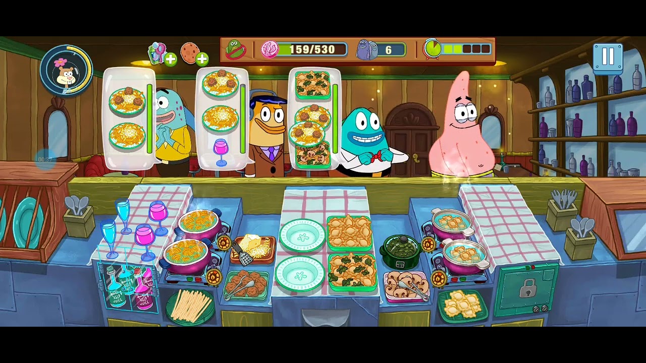 SpongeBob: Krusty Cook-Off - Pasta La Vista (Level 25/120) - YouTube
