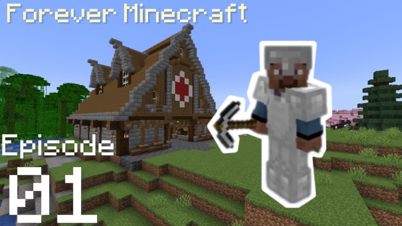 I started a Minecraft forever world - YouTube