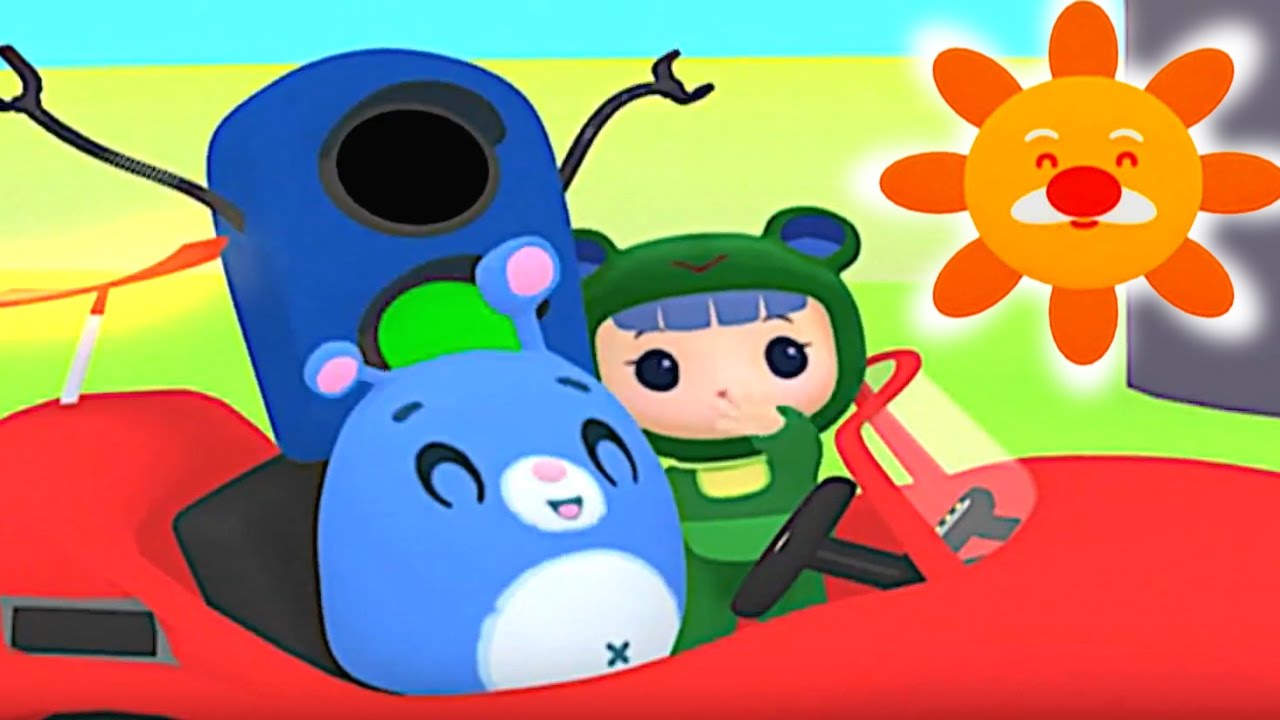 Rubi And Yoyo Animated | Solar Energy Car | Rubi And Yoyo Funny Cartoon ...