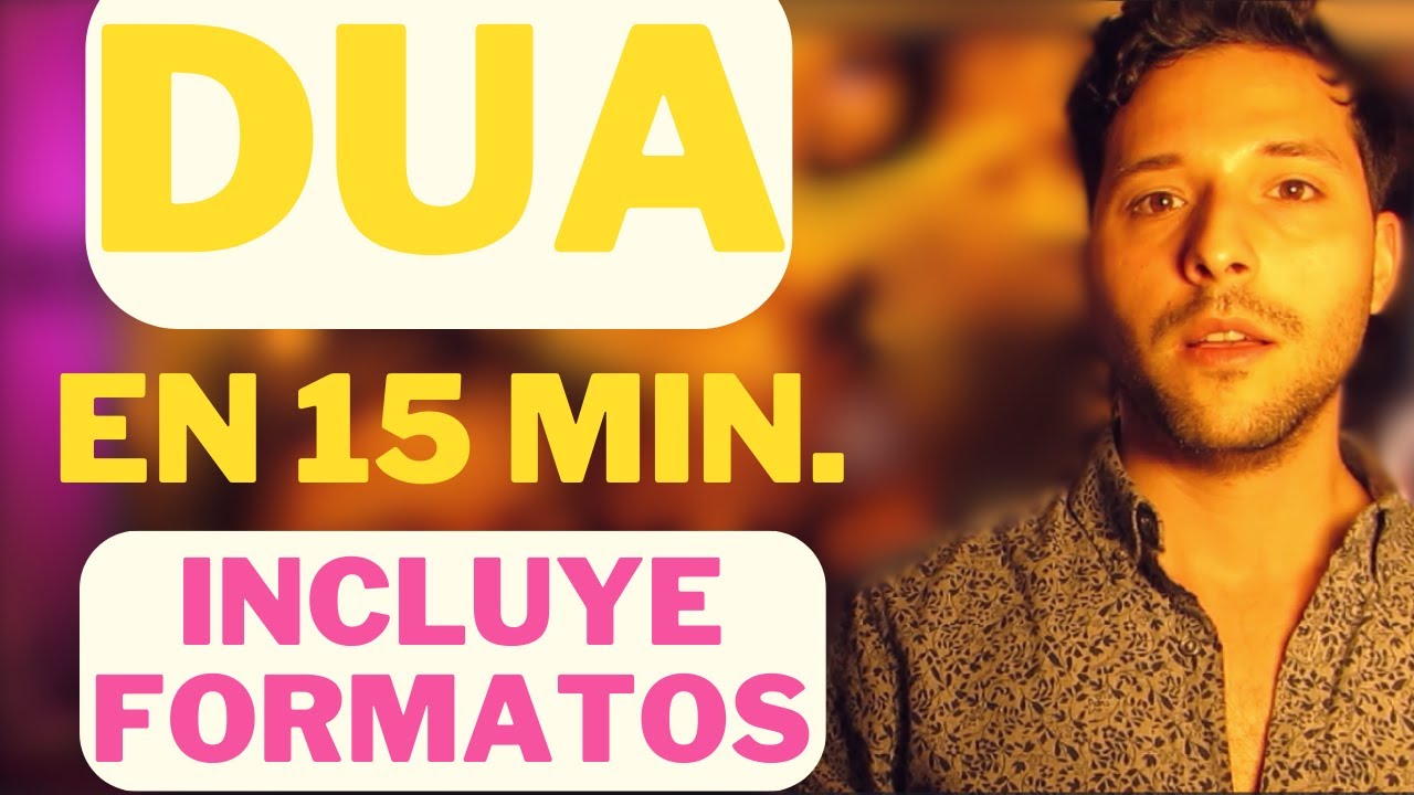 ¡TODO sobre el DUA diseño universal de aprendizaje! (Decreto 83) - YouTube