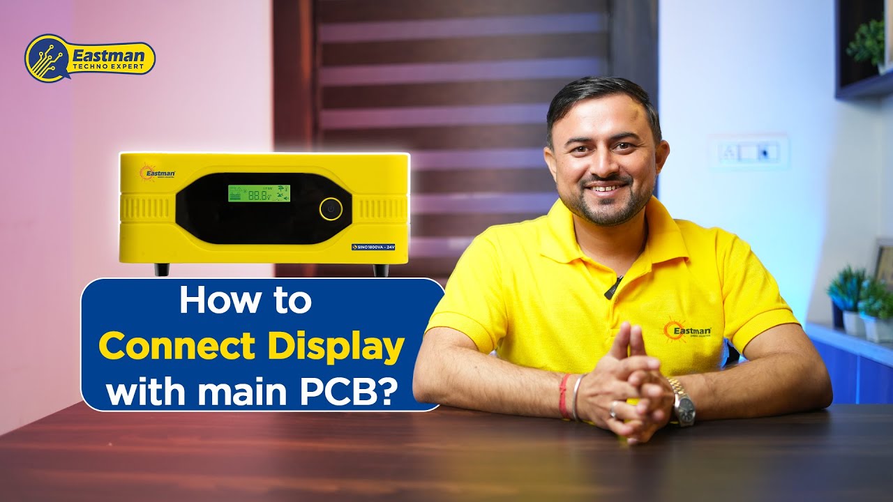 How to Connect Display with Main PCB | HUPS | Eastman Techno Expert ...