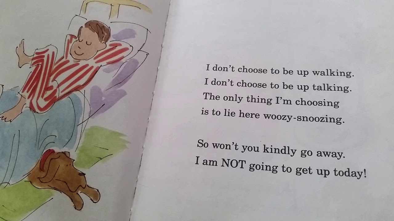 I Am NOT Going to Get up Today By Dr. Seuss (I Can Read It All By ...