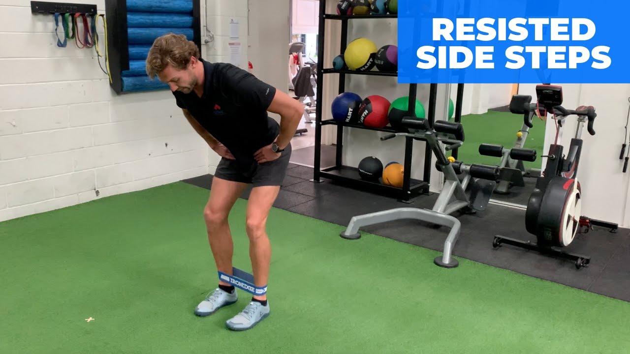 Resisted Side Steps - YouTube