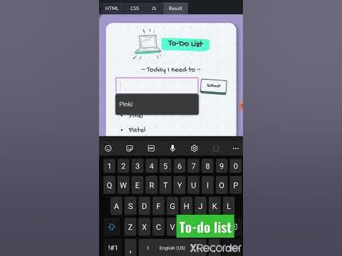 To-do list in CSS #html #javascript #css3 #short #shorts #viral #youtube #youtubeshort #python # ...