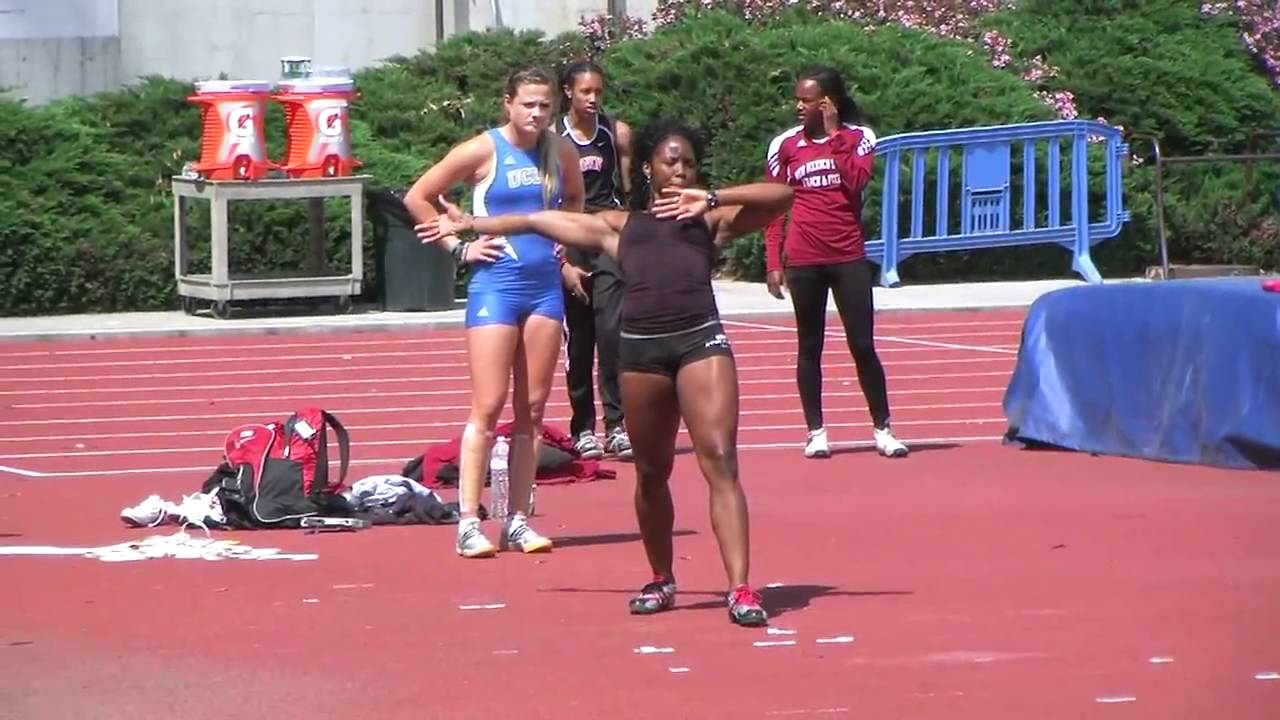 Sable Otey Women Heptathlon High Jump April 7, 2011 - YouTube
