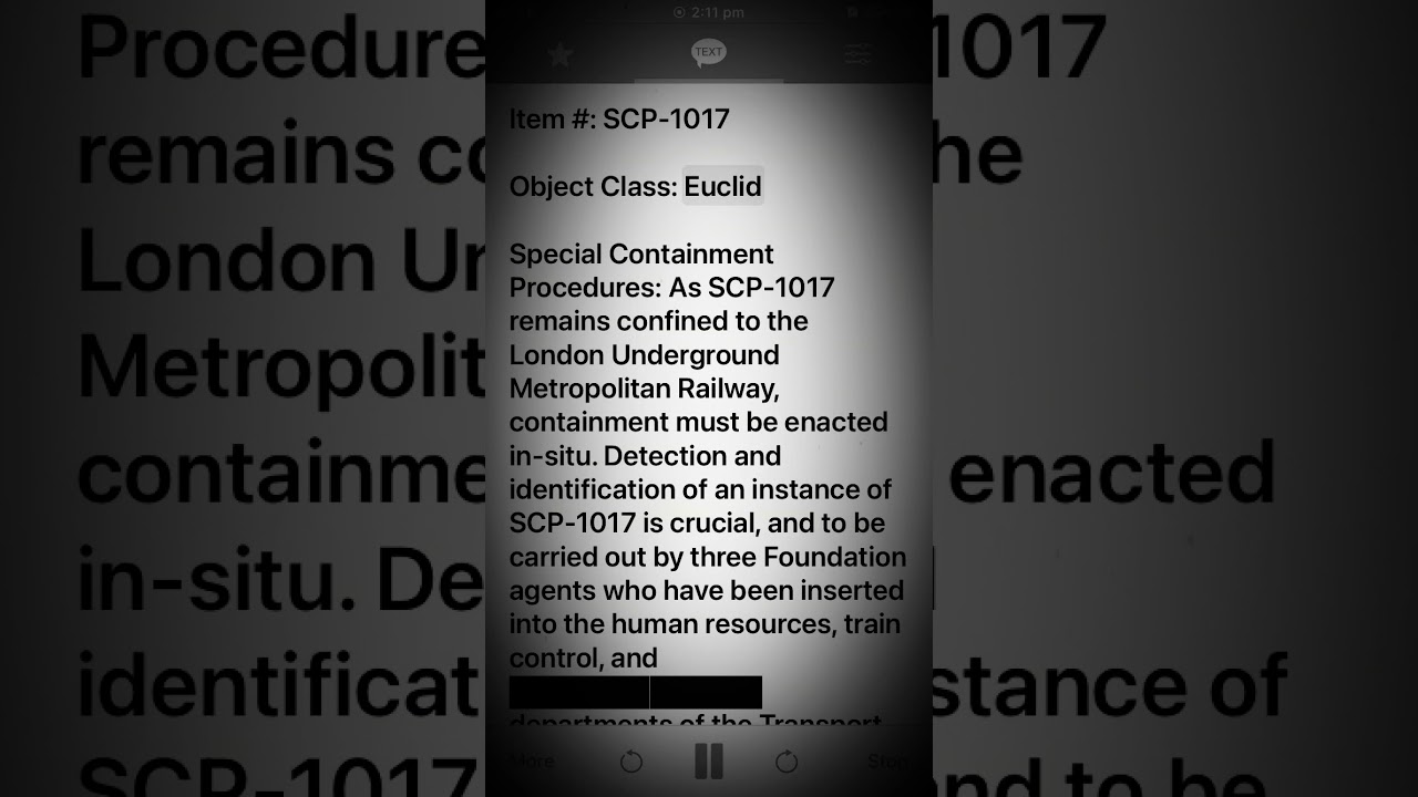 Scp 1017 The Replacement - YouTube