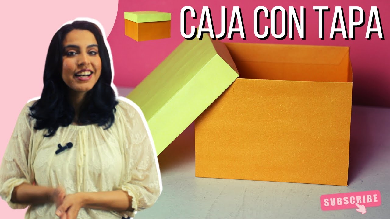 COMO HACER Una Caja Con Tapa / caja basica / paso a paso 👌 - YouTube