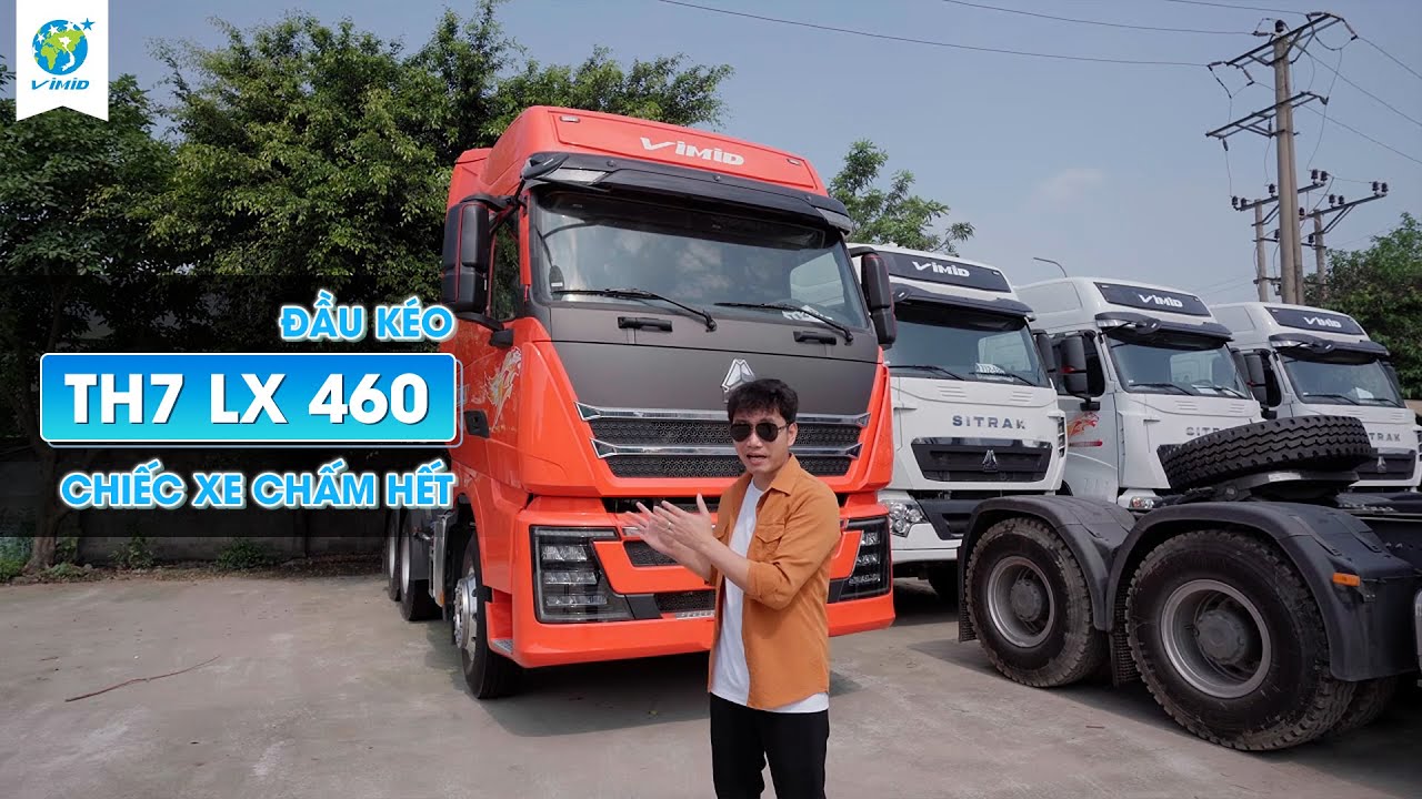 Xe đầu kéo Howo TH7 LX 460 – Mạnh Mẽ, Hiện Đại, Đáng Tin Cậy - YouTube