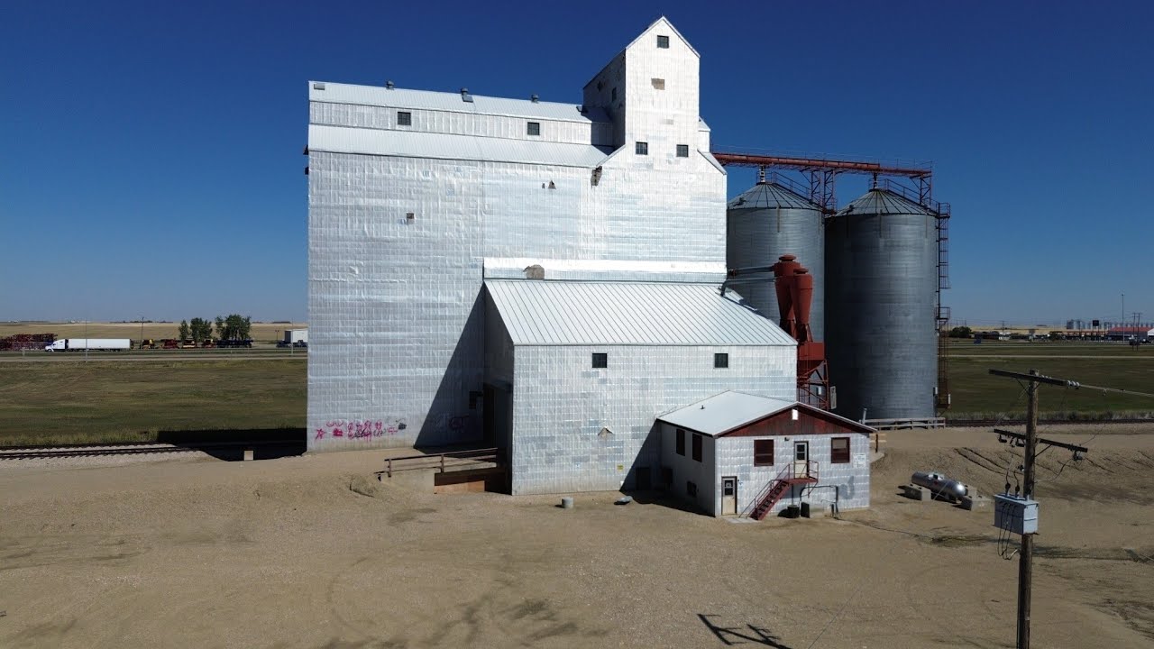 Moose Jaw, Saskatchewan Grain Elevator (Drone Video) - YouTube