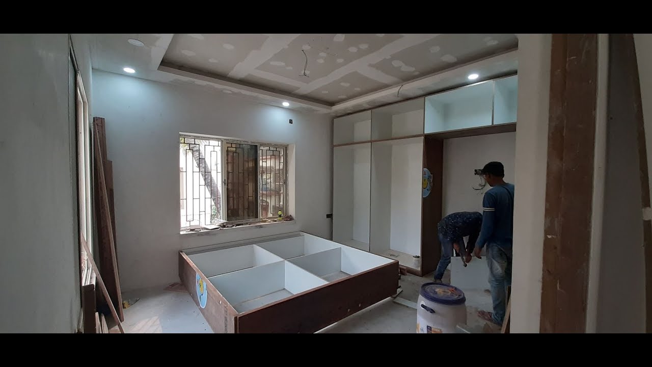 Bedroom के लिए 7' x 6' का Wardrobe कैसे बनाये ? How to make 7 'x 6 ...