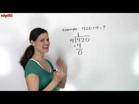 Learn Division With Zeros In Quotient - YouTube