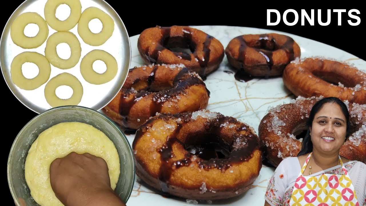 Donut Recipe in Tamil | Homemade Doughnuts Recipe | Easy Donut at home in Tamil | Soft Donut ...