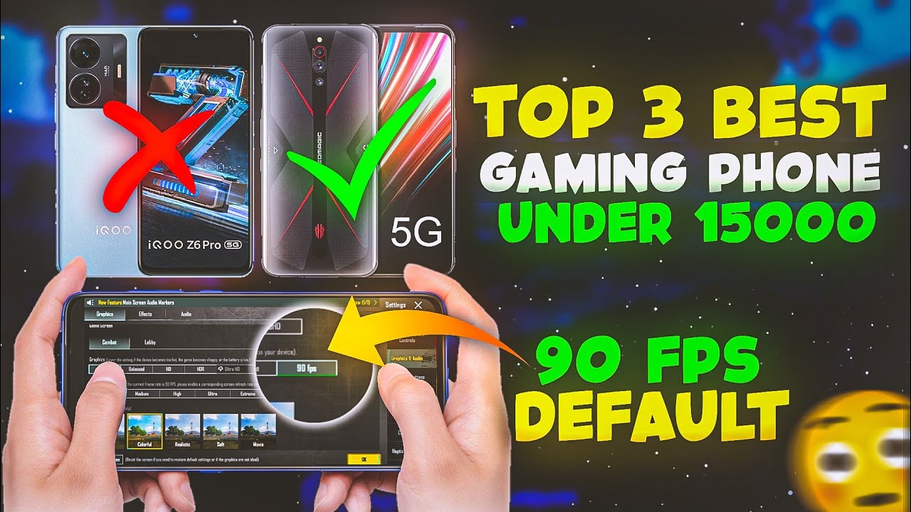 Top 3 Best Gaming Phone Under 15000 for Bgmi/Pubg | Default 60 FPS ...