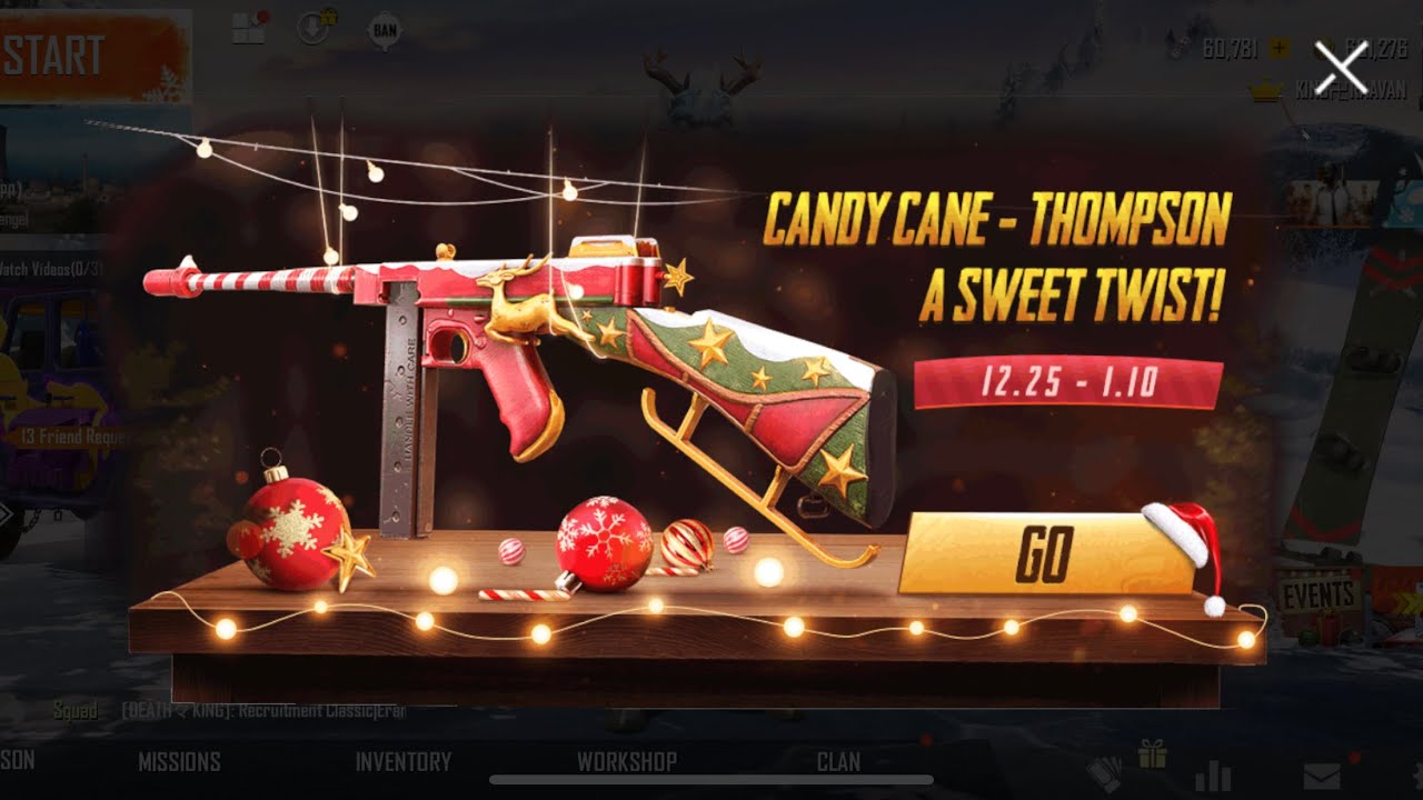 Thompson candy cane upgraded to full level 5 (maxed) - YouTube