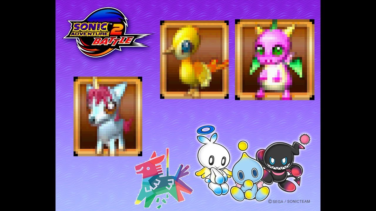 SA2 how to get gold special animals for ChaoWorld (unicorn,phoenix ...