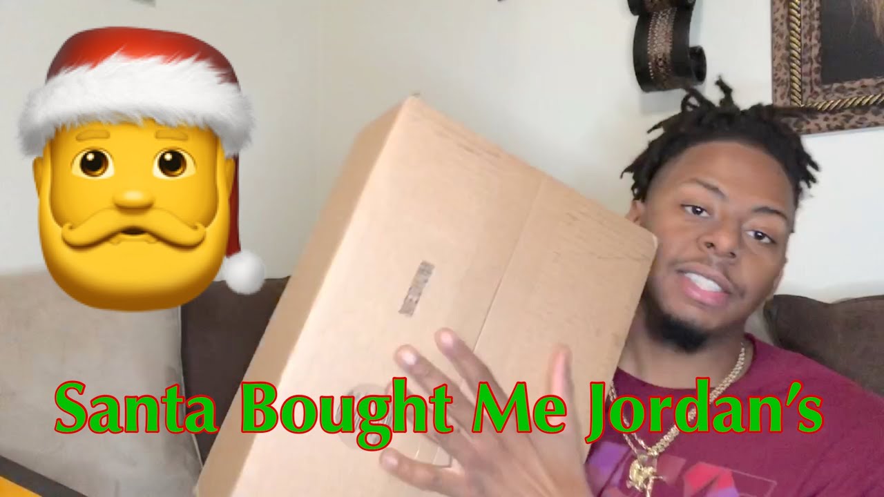 Air Jordan 1 High OG Bordeaux Sneakers For Christmas From Santa Claus ...