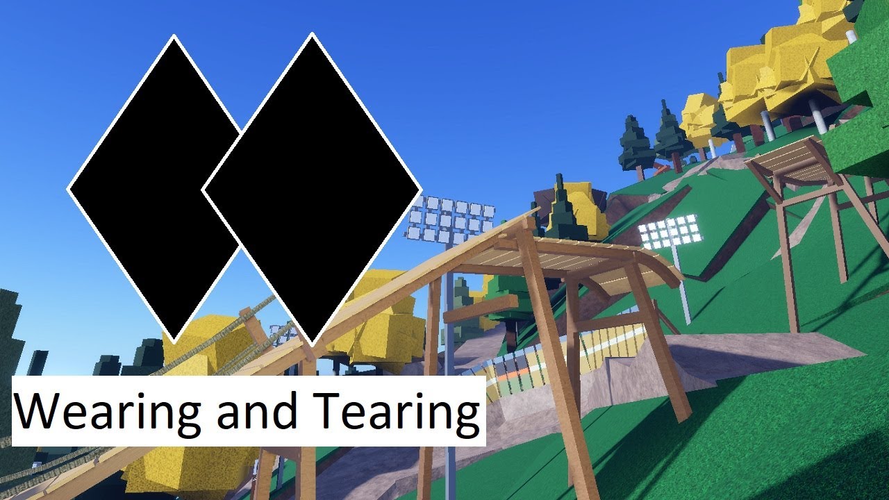 Wearing and Tearing - Wolf Ridge Bike Park (Roblox) - POV - YouTube
