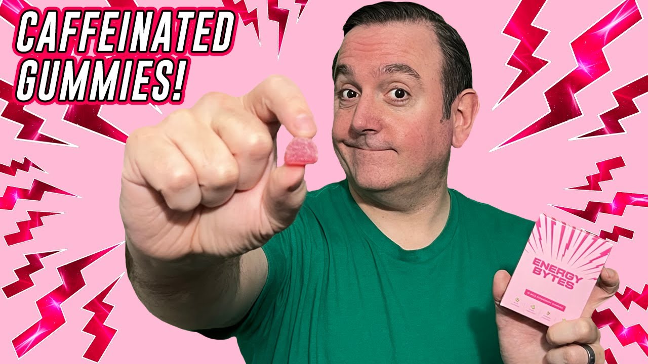 Energy Bytes Caffeinated Gummy Review - YouTube