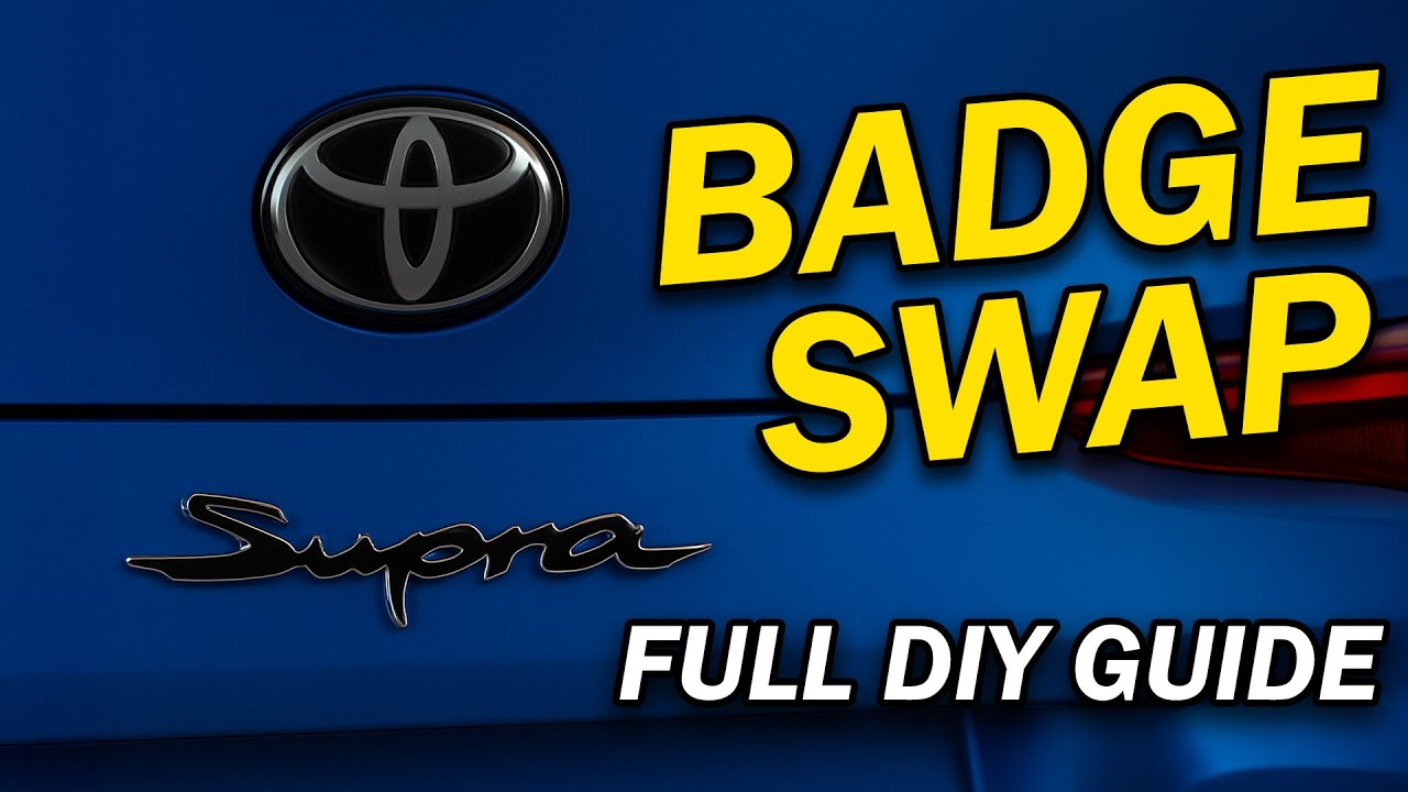 MK5 Supra emblem install - Satisfying new look (DIY Guide) - YouTube