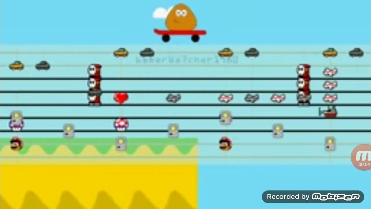 pou connect/cliff jump but i sped up into 1.25x - YouTube