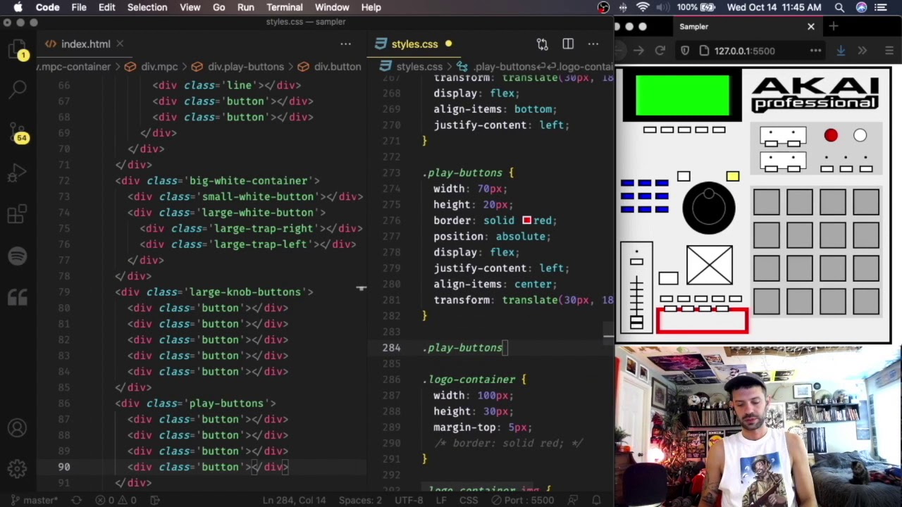 Build "Working" Audio Sampler With HTML, CSS, and Javascript - YouTube
