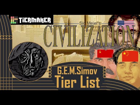 Civilization 1 Leaders/Civilizations | Tier List - YouTube