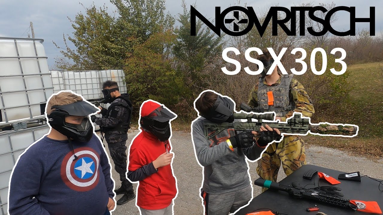 Airsofters wanted to try out my new Novritsch SSX303!!! - YouTube