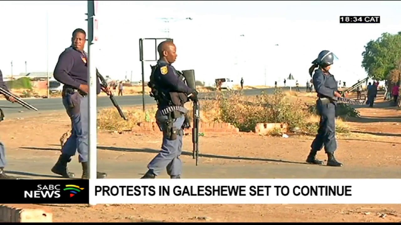 UPDATE: Galeshewe protests set to continue - YouTube