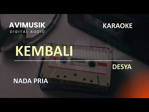 Kembali - Desya | Karaoke Nada Pria Cowok | Avimusik