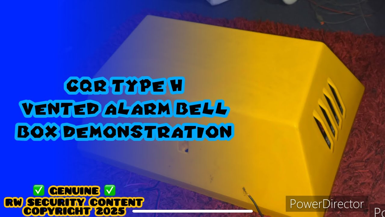 CQR Type H Vented Alarm Bell Box Demonstration - YouTube