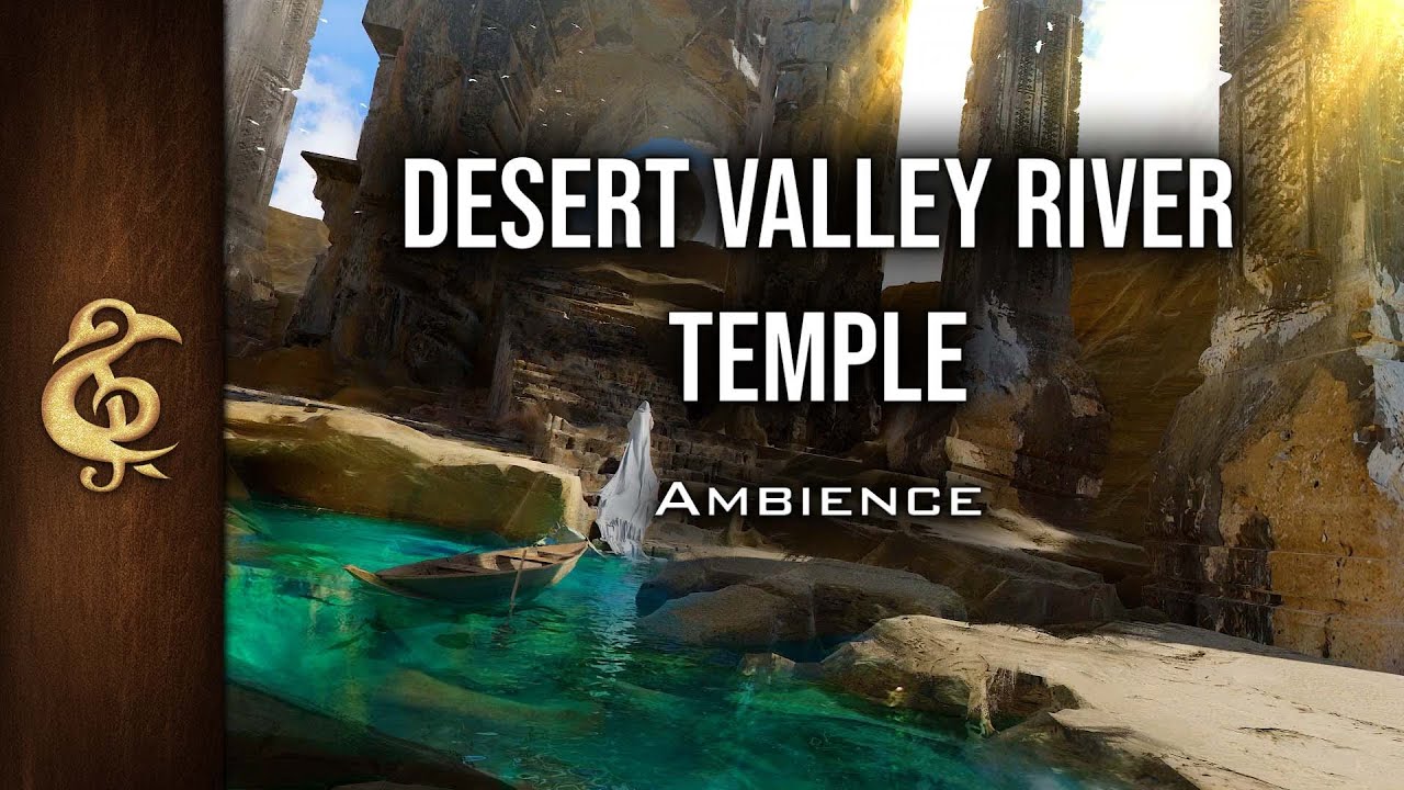 Desert Valley River Temple | Cultists, Believers, Priest, Holy Ambience ...