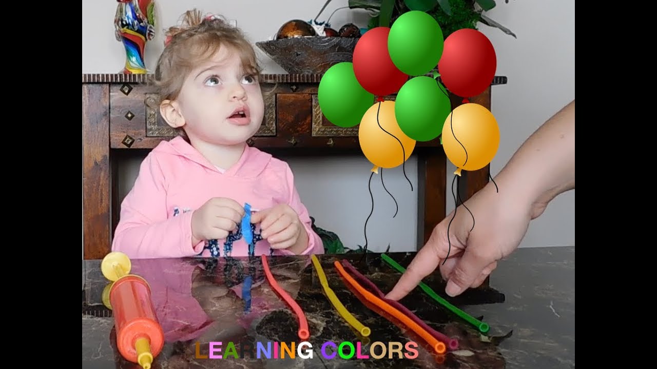 Learn Colors With Balloons for Children - YouTube