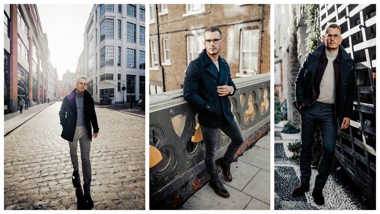 3 WAYS TO STYLE THE CLASSIC PEACOAT || Charlie Irons - YouTube